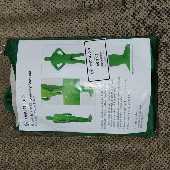 Limo Studio | Other | Limo Studio Green Screen Chroma Key Bodysuit | Poshmark